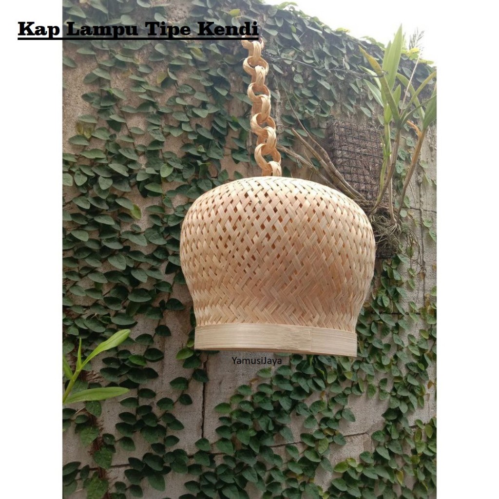 Jual Kap Lampu Gantung dari Bambu bentuk Unik & Menarik sebagai ...