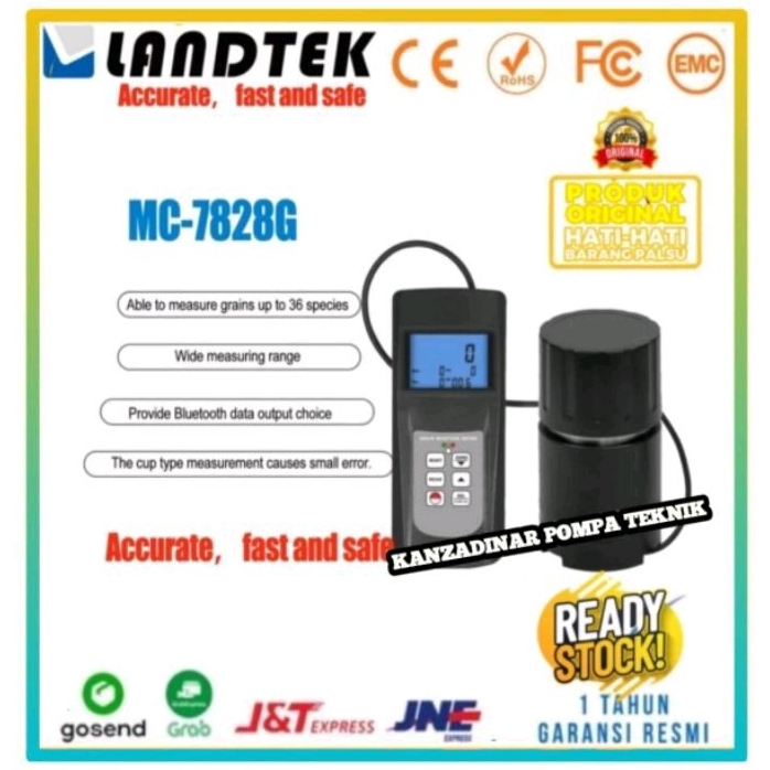 Jual Grain Moisture Meter MC7828G Landtek Kadar air kopi MC-7828G MC ...