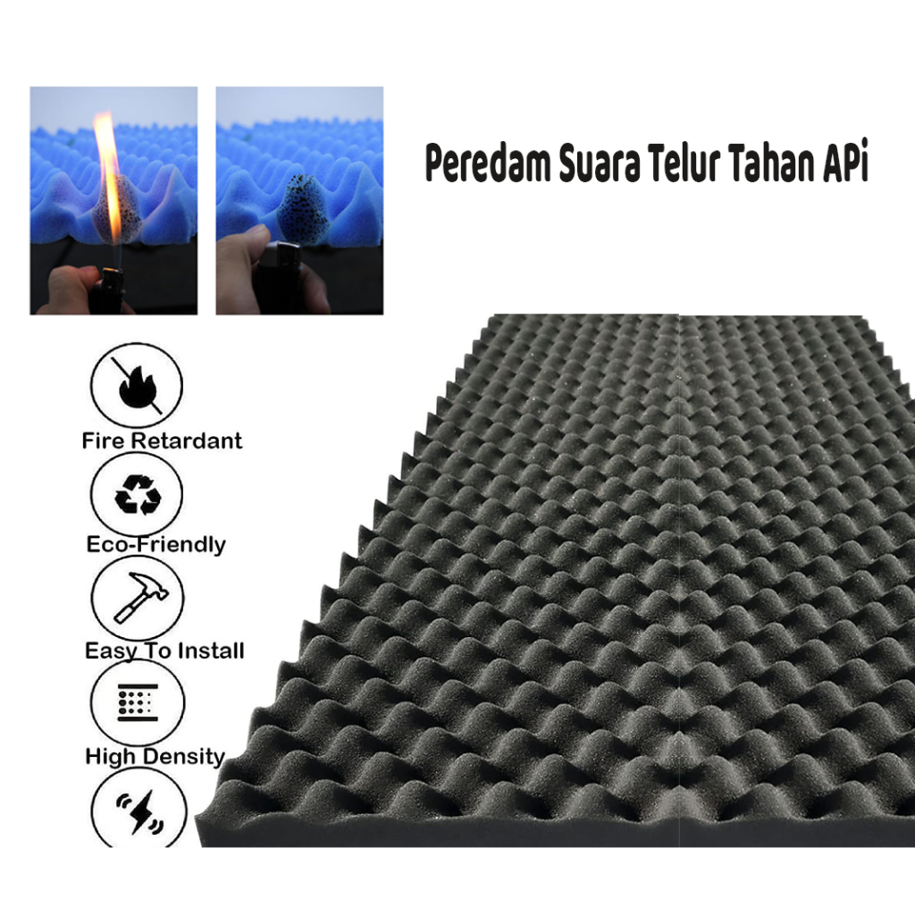 Jual Busa Peredam Suara Telur Profil Kecil Tahan Api / Peredam Genset ...