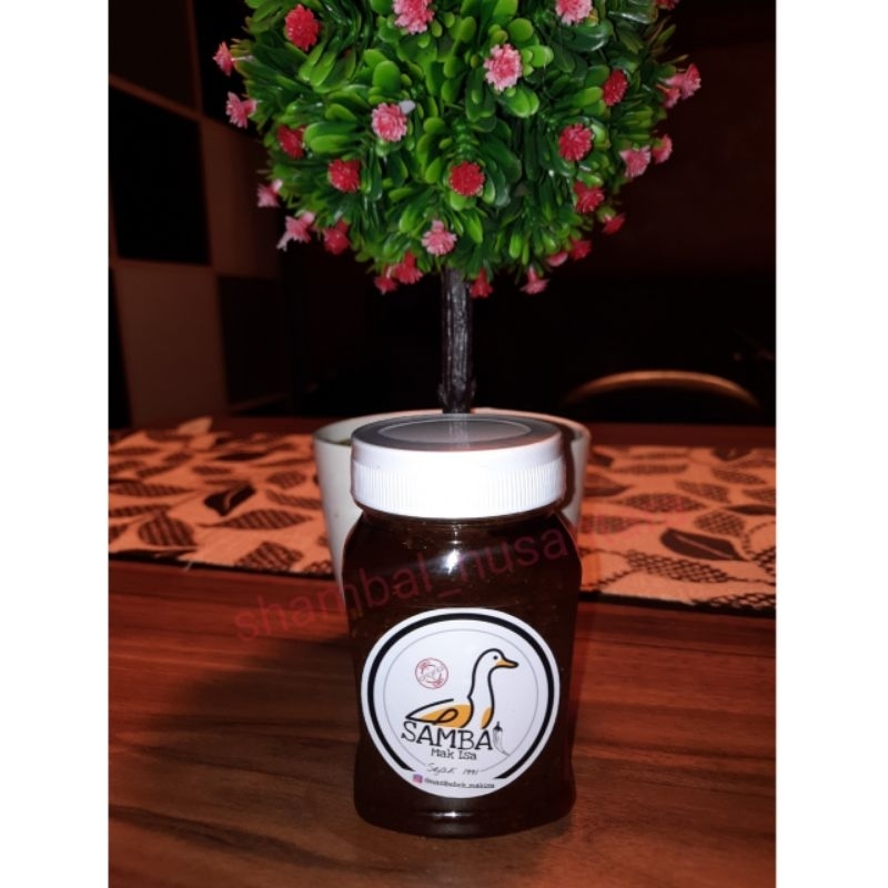Jual [300 GRAM] Sambal Bebek Hitam Mak Isa - ASLI | Shopee Indonesia