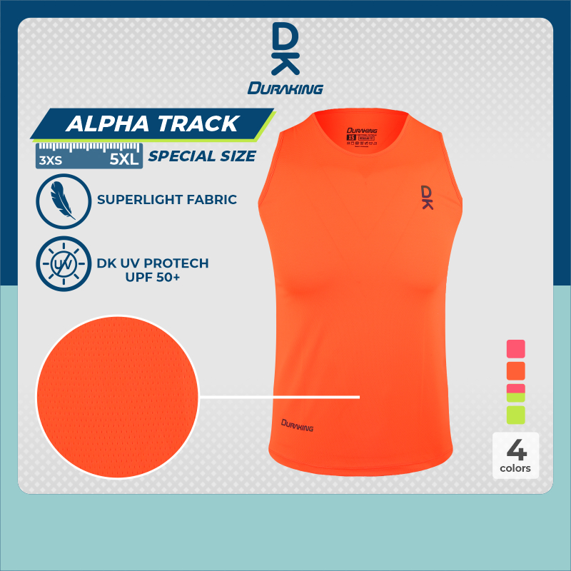 Jual Duraking Singlet Olahraga Pria Alpha Track Series - Special Size ...