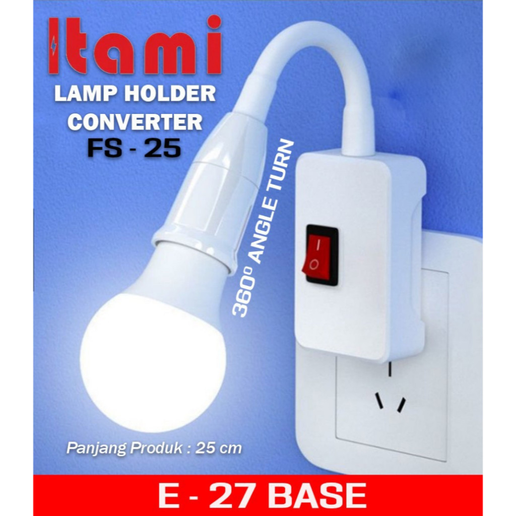 Jual Fitting Sambung Itami FS25 Fitting Lampu Extension FS-25 flexibel ...