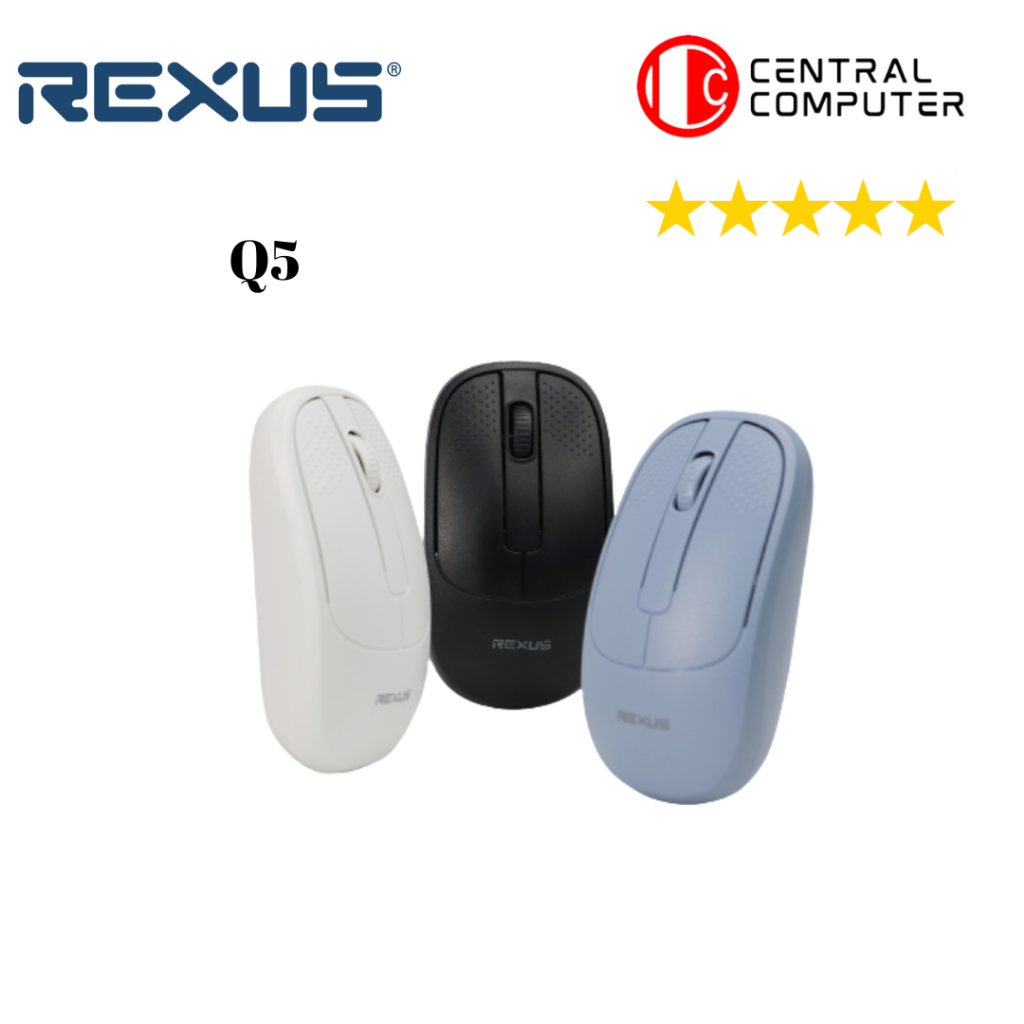 Jual Rexus Mouse Office Wireless Q5 Original Murah | Shopee Indonesia