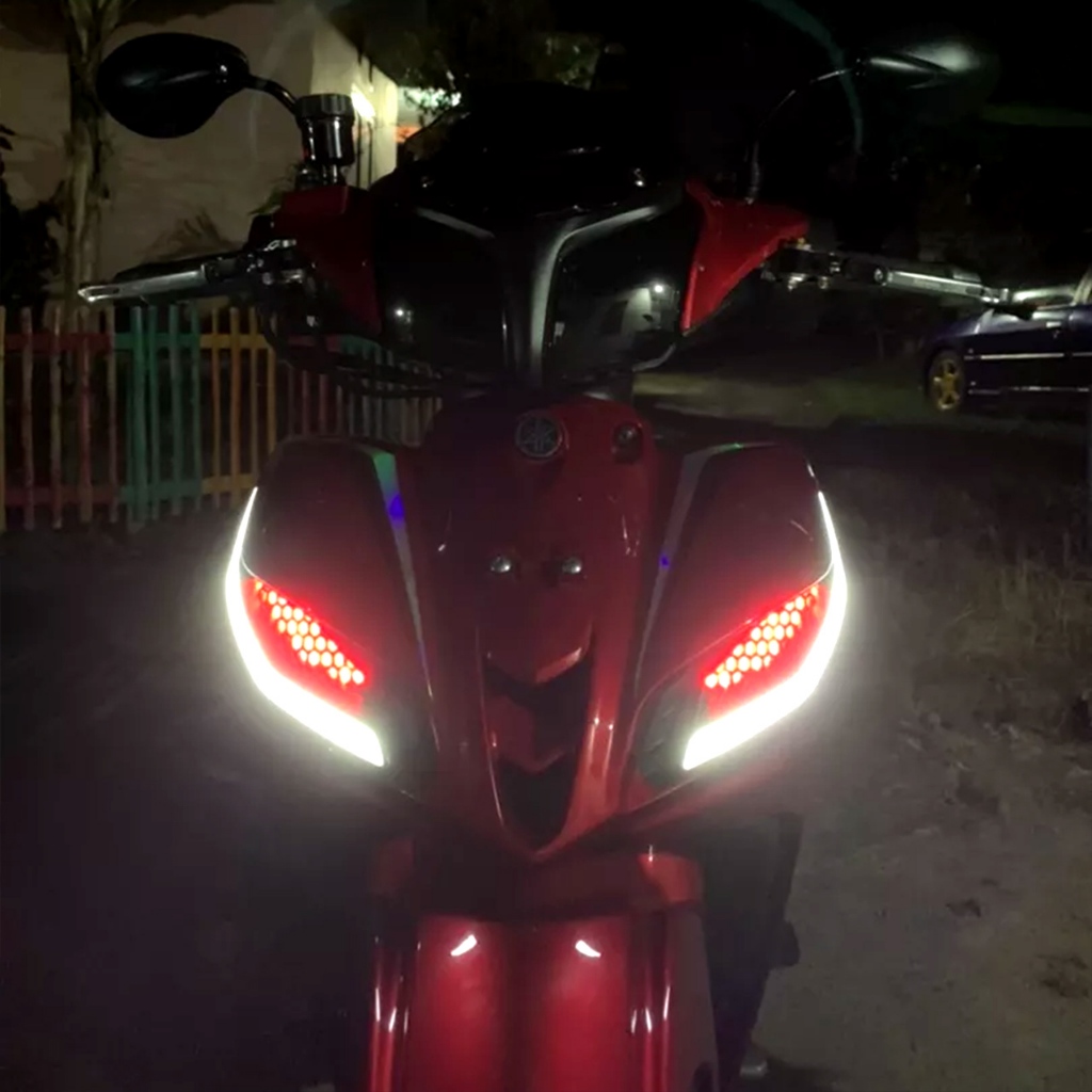 Jual mutakin lampu alis 7 warna motor lampu senja gaban jupiter z1 ...