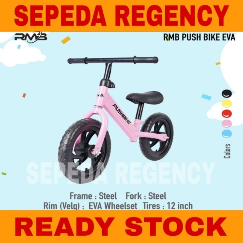 Jual Balance Bike RMB PUSHBIKE Ban Eva Sepeda Keseimbangan Anak ...