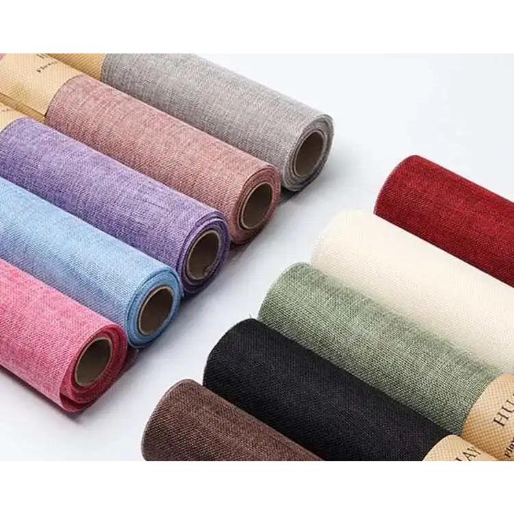 Jual Flower Wrapping Paper Jute Korea / Karung Goni / Mesh Roll ...