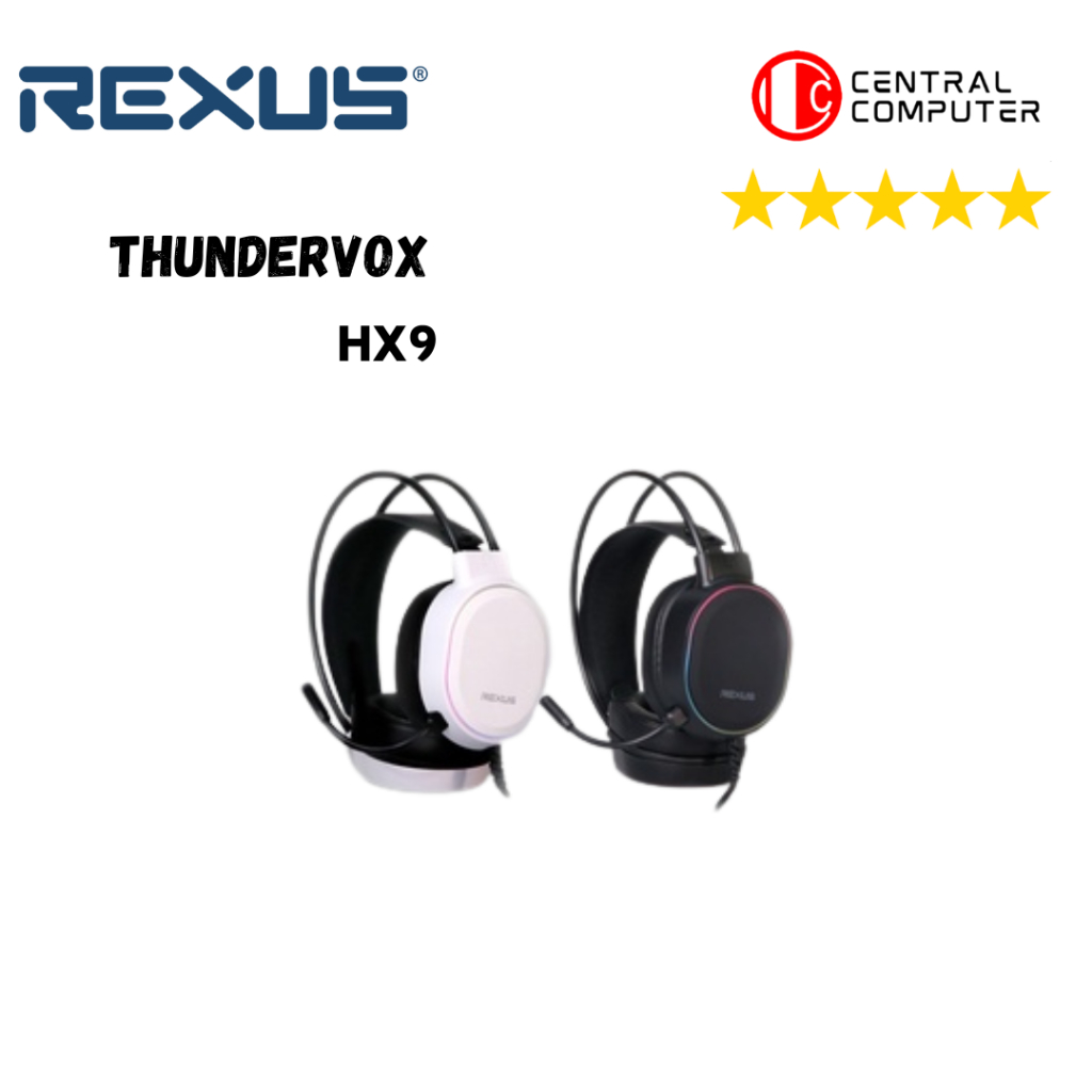 Jual Rexus HX9 Thundervox RGB Gaming Headset - Hitam | Shopee Indonesia