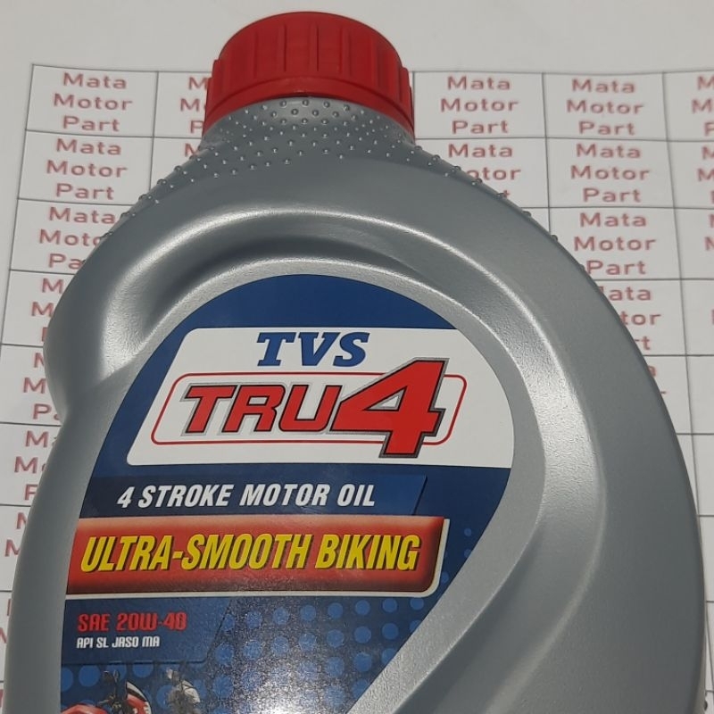 Jual Oli TVS TRU 4 TAK MOTOR OIL SAE 20W-40 1L | Shopee Indonesia