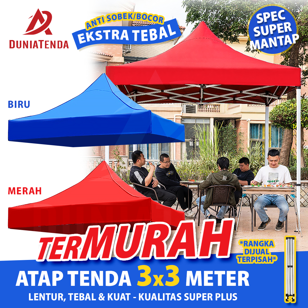Jual DT Atap Terpal Tenda Jualan Pameran Bazar Outdoor Kain Tenda Lipat ...