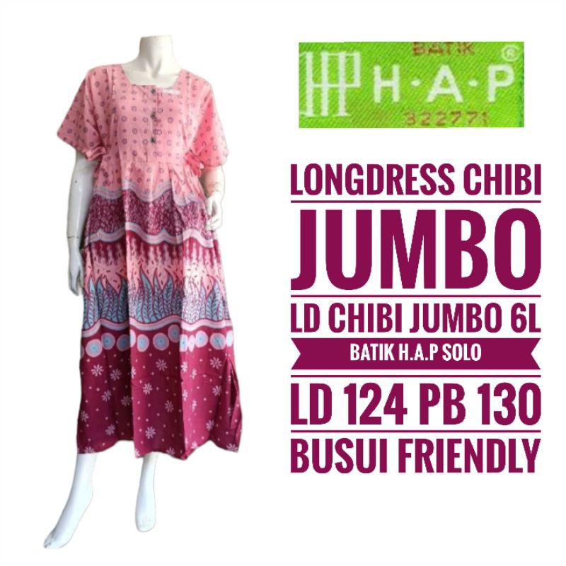 Jual Daster Chibi Jumbo Batik HAP Solo l Daster Chibi Busui Batik HAP ...