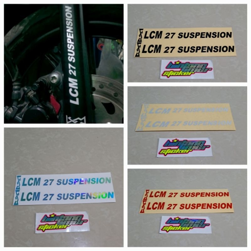 Jual STICKER STIKER LCM 27 SUSPENSION CUTTING STICKER | Shopee Indonesia