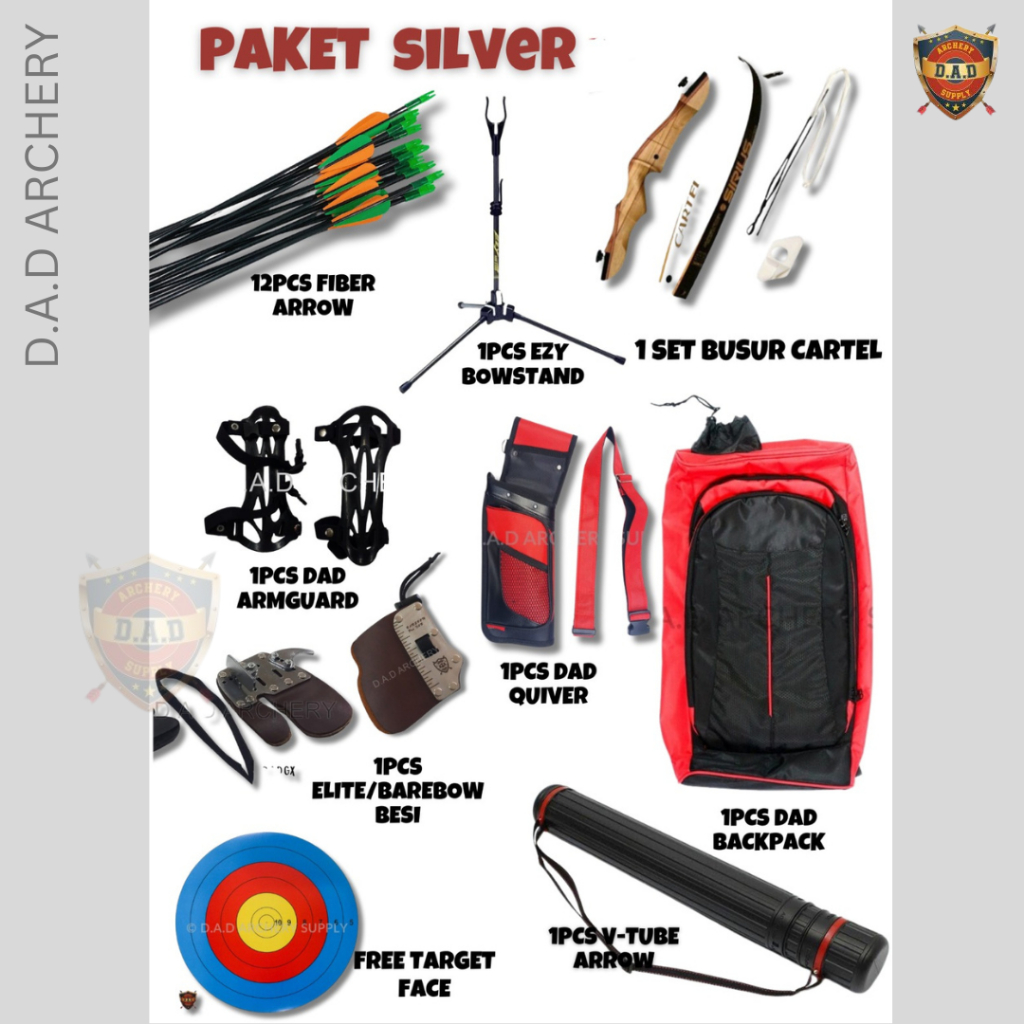 Jual PROMO!! PAKET STANDAR BOW " SILVER " / PANAHAN BOW SET CARTEL ...
