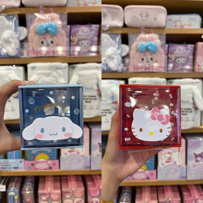 Jual Miniso x Sanrio‼️ Storage Box Sanrio Cinnamoroll Hello Kitty ...