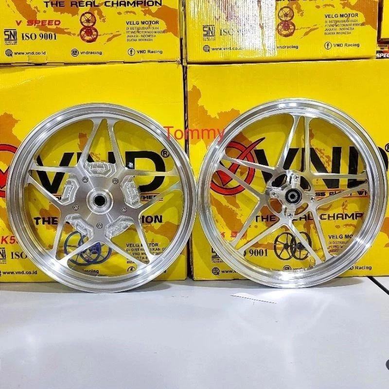 Jual VELG RACING VND V SPEED GEN 2 RING 14 MIO M3 Yamaha Mio M3 , Mio Z, Fino 125 , Soul GT 125 ...