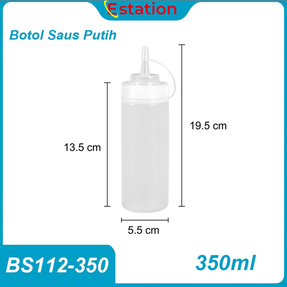 Jual Botol Saus / Botol Sauce Mayonaise / Botol Kecap / Botol Cuka ...