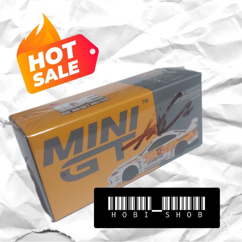 Jual Mini GT 596 LBWK LB Nissan Silvia S15 GD IDE 2023 with Sign Glen ...