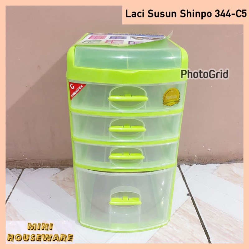 Jual Laci Plastik Susun Besar Shinpo 344 / Laci Obat / Laci Makeup ...