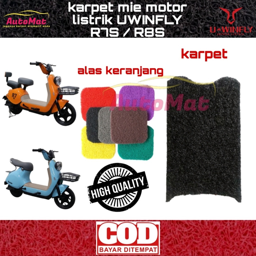 Jual Karpet motor listrik UWINFLY R7S / R8S | Shopee Indonesia