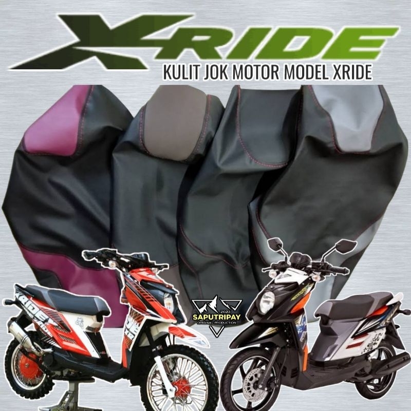 Jual Kulit Jok Motor Model X-Ride Motip jeruk premium Tebal Di Pasang ...