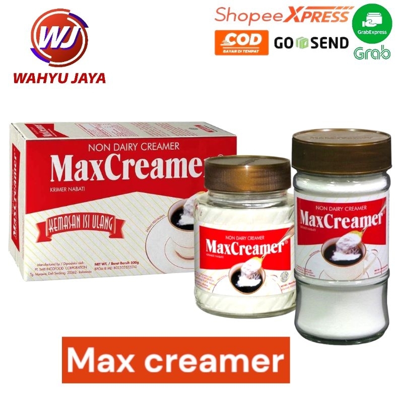 Jual max creamer bubuk 200gr btl,280gr btl sd 500gr kotak/150gr sachet ...