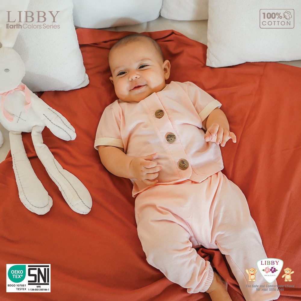 Jual LIBBY 1 pcs Bedong Earth Colour Rocco Set ( 1 pcs/pack) | Shopee Indonesia