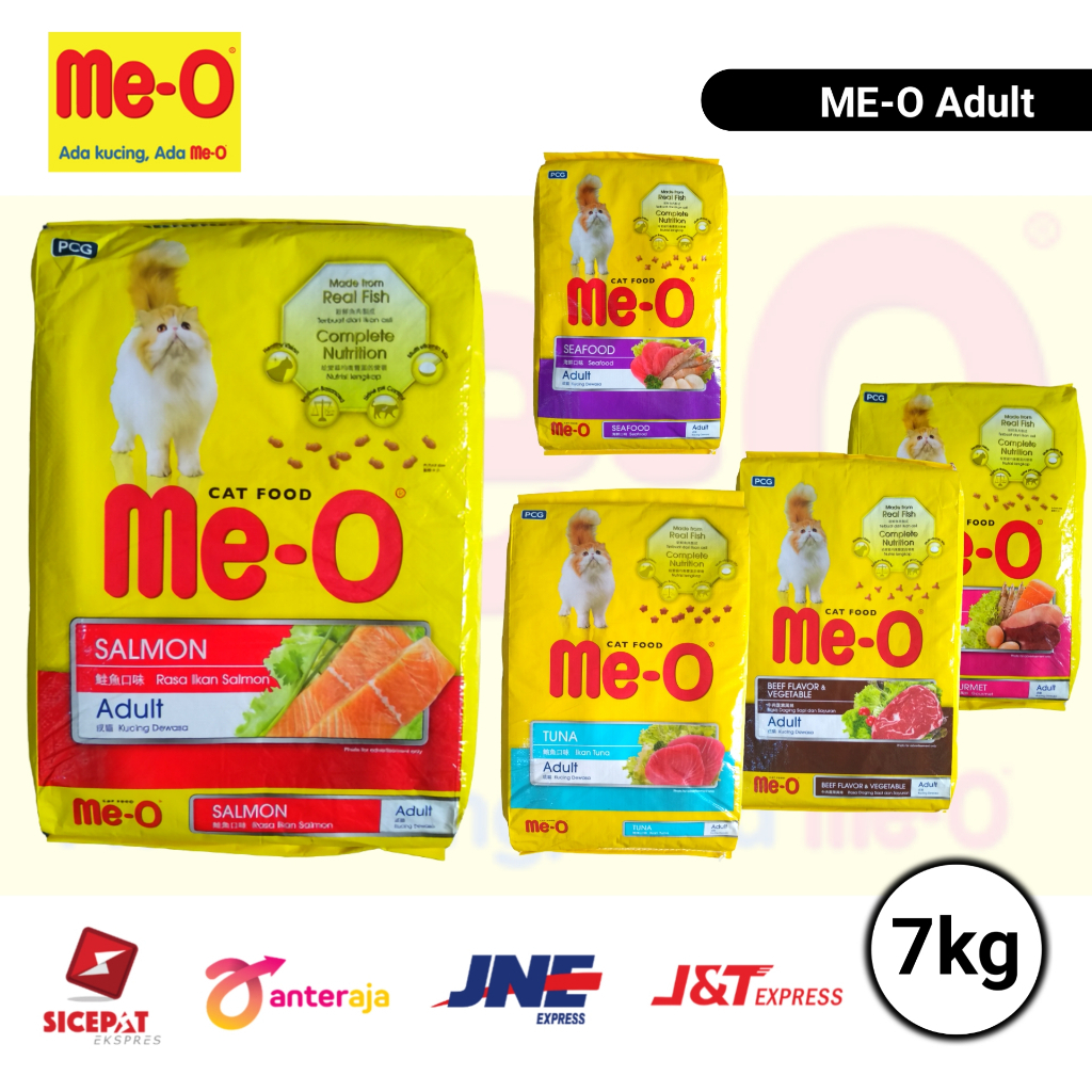 Jual Meo Cat Adult 7kg All Varian - Meo Tuna Salmon KHUSUS EKSPEDISI ...