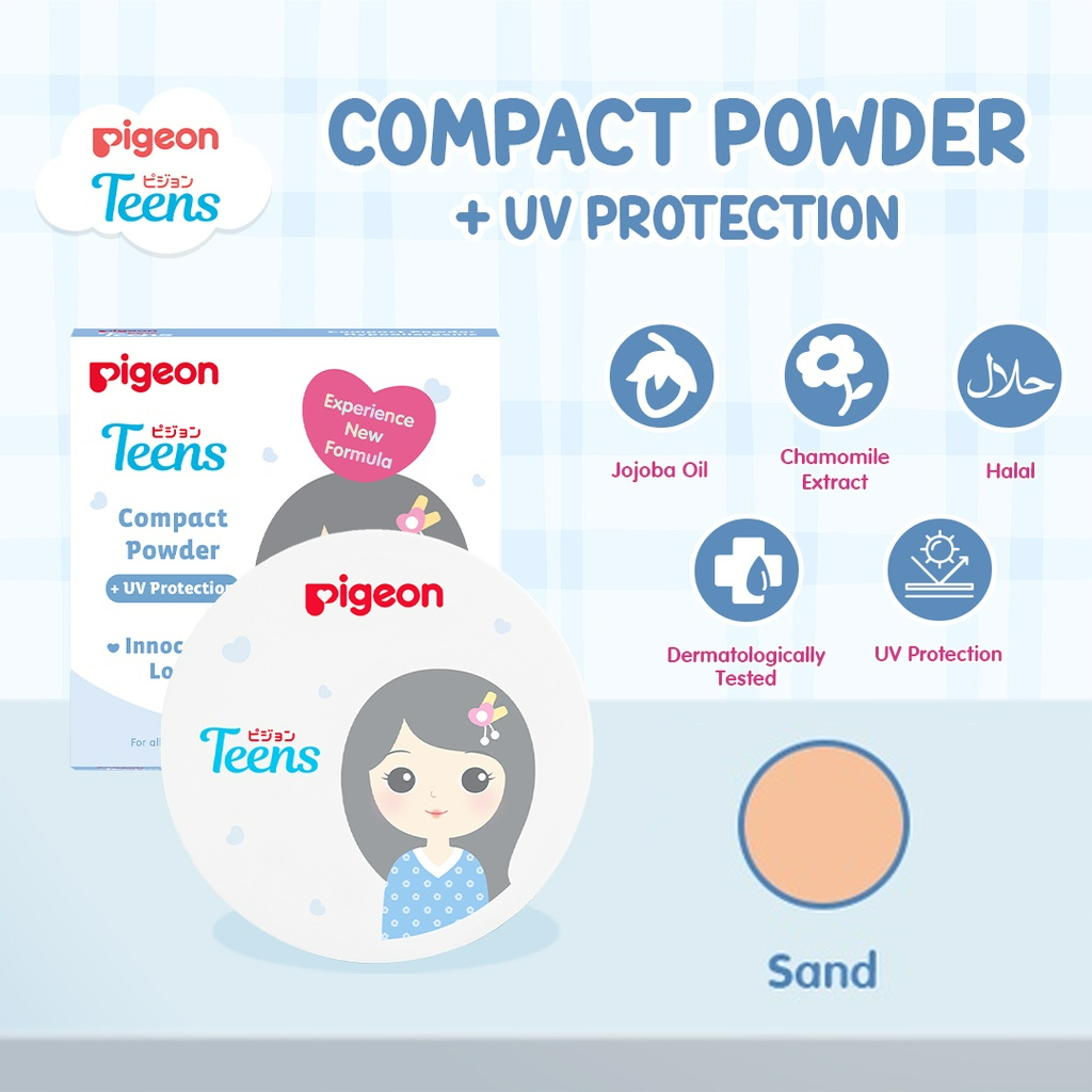 Jual Bedak Pigeon Teens / Pigeon Two Way Cake / PIGEON TEENS Face ...