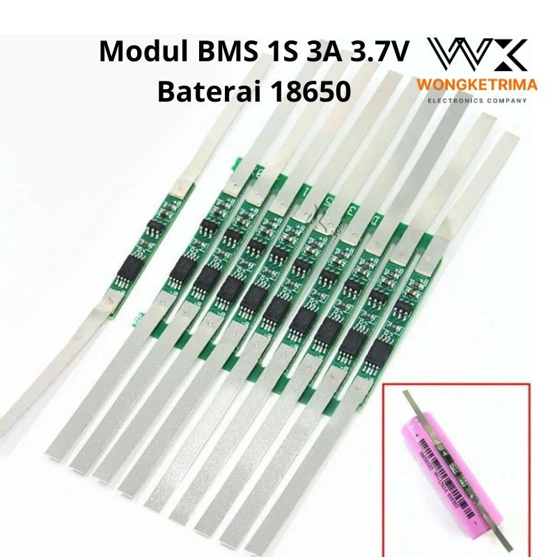 Jual Modul BMS 1S 3A 3.7V Baterai 18650 Li-ion Lithium | Shopee Indonesia