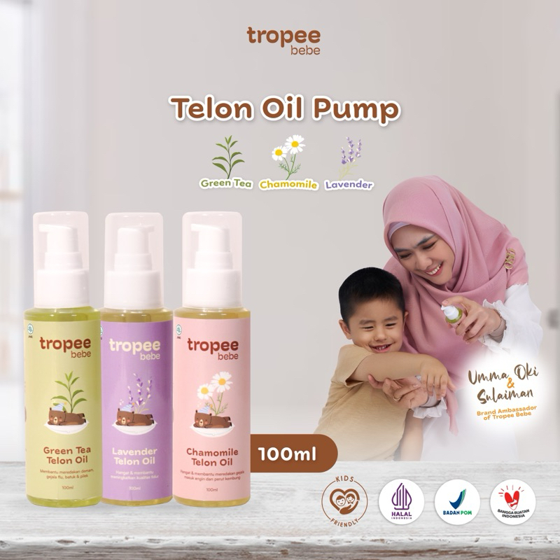 Jual Tropee Bebe - Telon Oil (Minyak Telon) 100ml / Minyak Telon Aromatic Hangat Tahan Lama ...