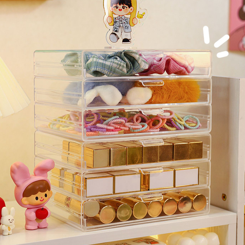 Jual Laci Transparan Multifungsi Rak Mini Penyimpan Aksesoris Rak Mini ...