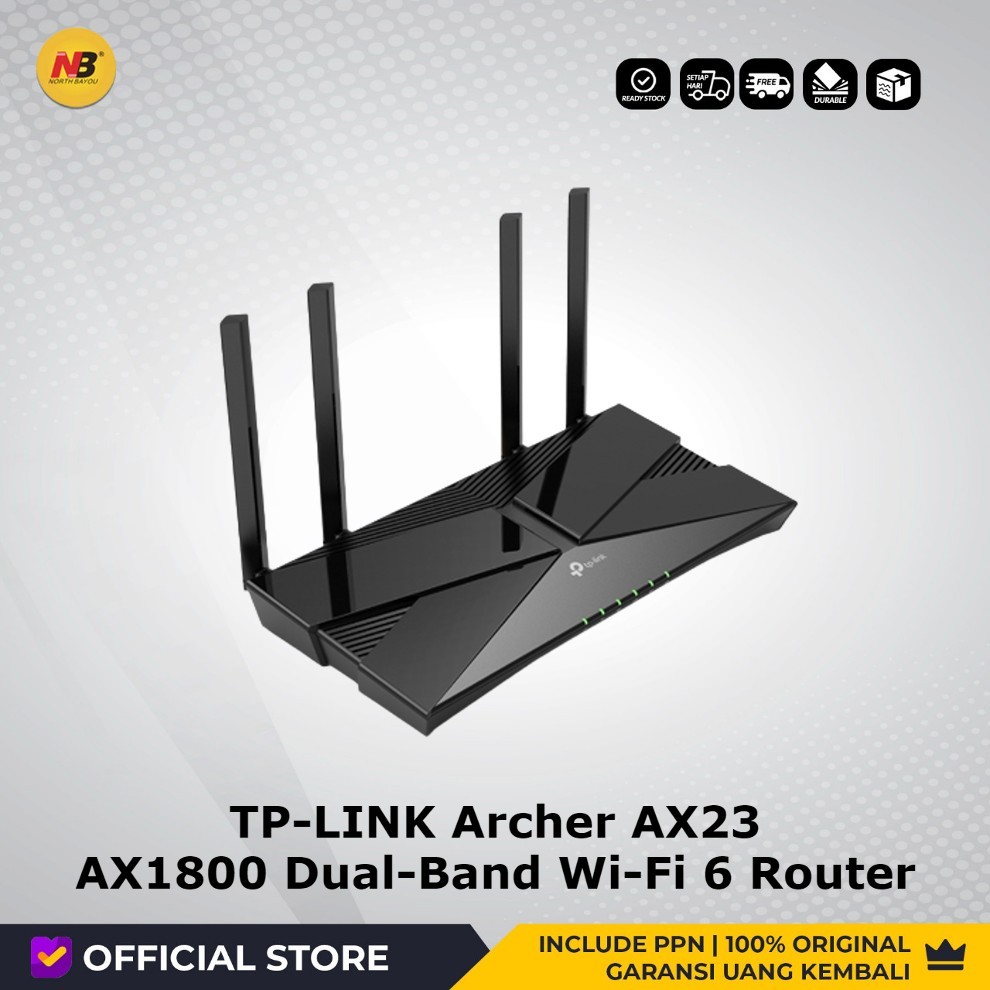 Jual TP-LINK Archer AX23 AX1800 Dual-Band Wi-Fi 6 Router Tplink AX 23 ...