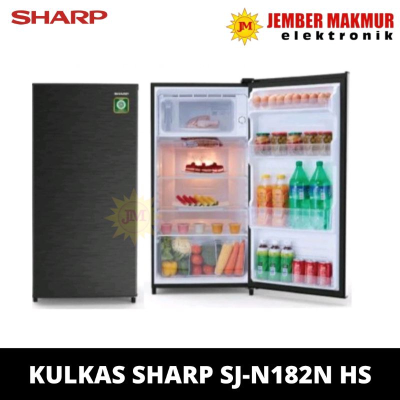 Jual SHARP SJN 182 NHS LOW WATT Kulkas 1 Pintu SHARP SJ N182N HS ...