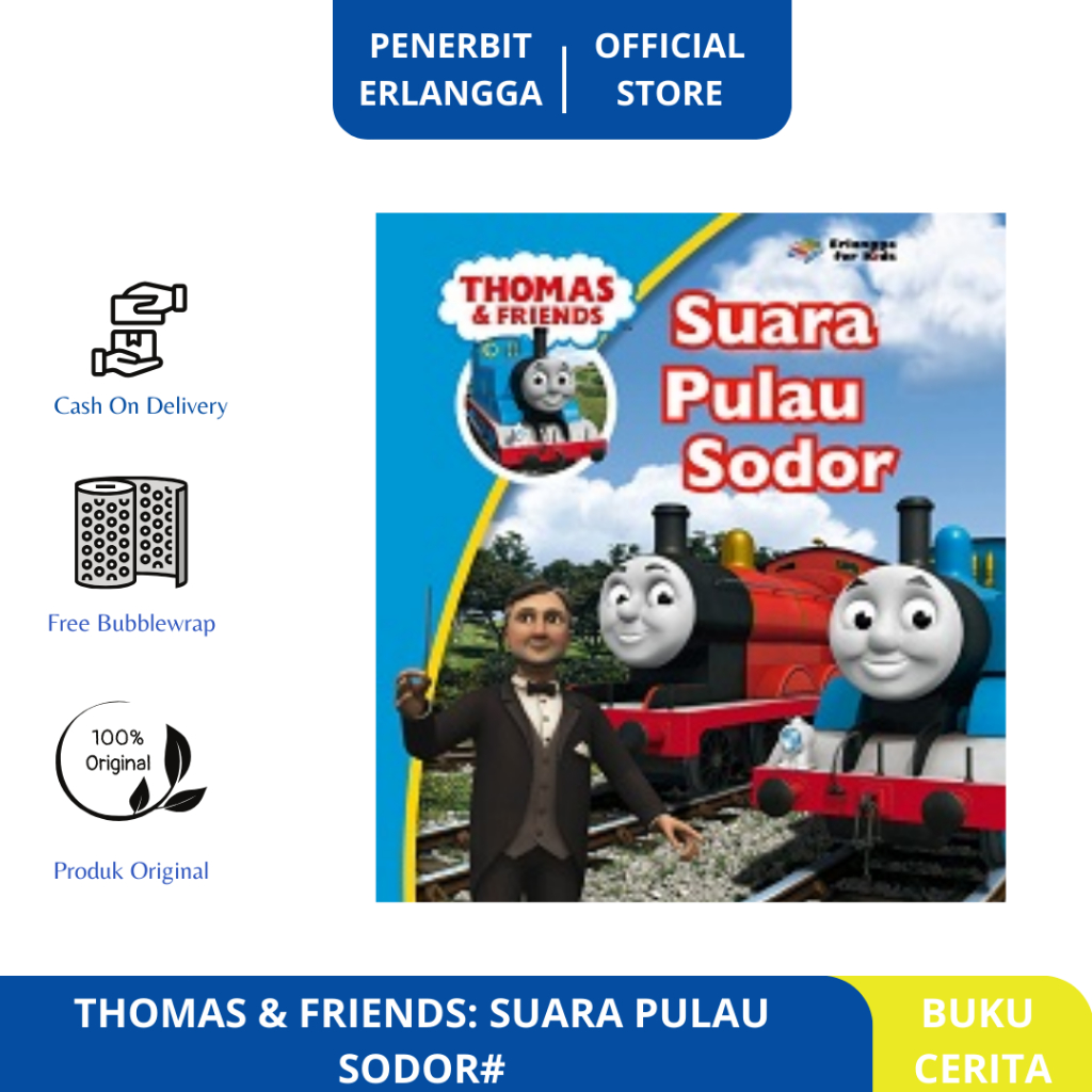 Jual [Erlangga Official] Buku Cerita Anak: Thomas & Friends: Suara Pulau Sodor | Shopee Indonesia