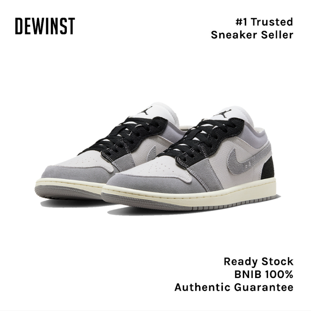Jual Air Jordan 1 Low SE Craft Inside Out Cement Grey BNIB RESMI ...