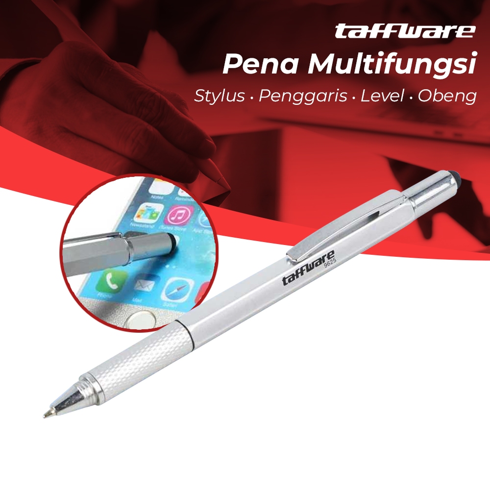 Jual Pulpen Pen Ultimate 7 in 1 EDC Penggaris Stylus Obeng Mekanik ...