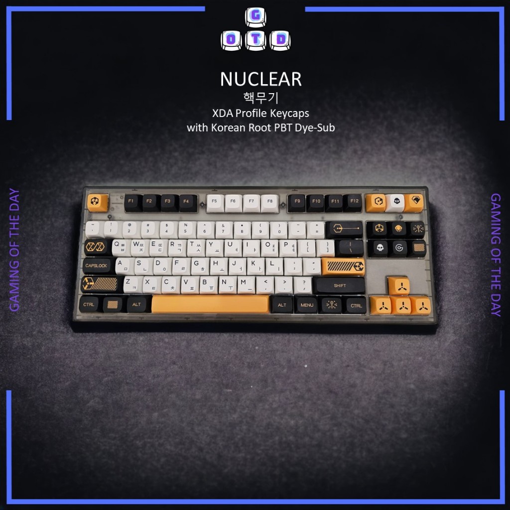 Jual Virtual War Nuclear Keycaps Keycap by GOTD XDA PBT Dye-Sub Korean ...
