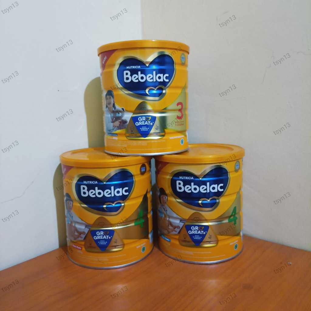 Jual Bebelac 3 Bebelac 4 Susu Bubuk Pertumbuhan Rasa Madu Vanila Kaleng ...