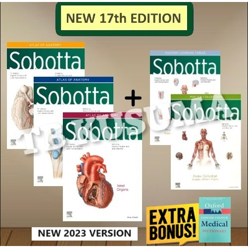Jual SOBOTTA ENGLISH ATLAS OF ANATOMY 17ED (NEW EDITION) / SOBOTTA ...