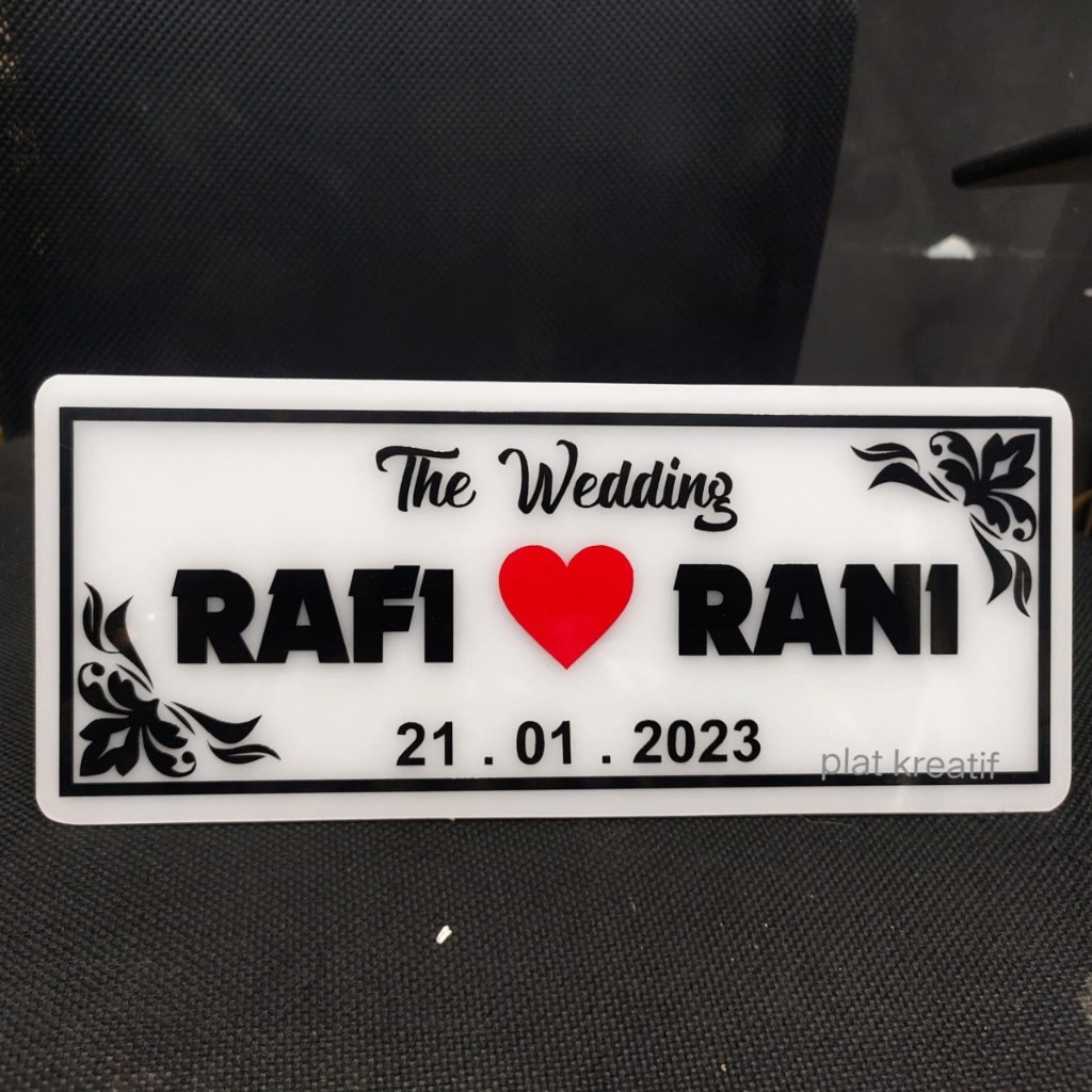 Jual Plat Nomor Weding Akrilik Ukuran Plat Mobil dan Motor | Shopee ...