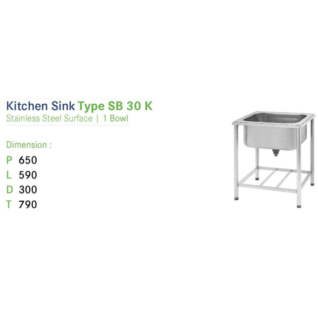 Jual Meja Stainless Kitchen Sink Royal SB 30 K Meja Cuci Piring ...