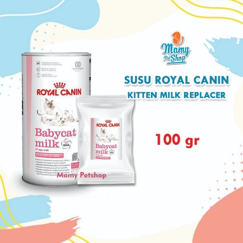 Jual SUSU ROYAL CANIN BABY CAT MILK 100 GR | Shopee Indonesia