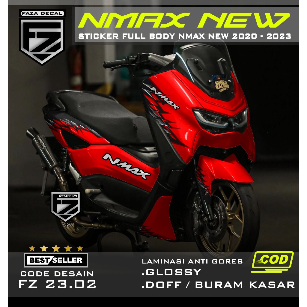 Jual Decal NMAX 155 new Fullbody - Sticker NMAX new full body 2020 2021 ...