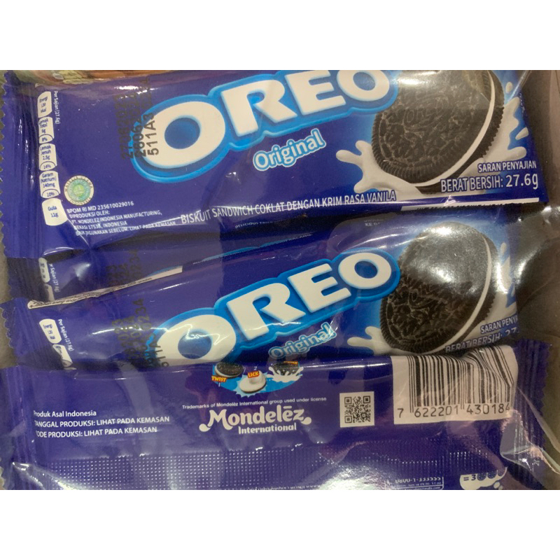 Jual OREO ISI 4 VANILLA COKLAT SNACK CEMILAN MAKANAN RINGAN BANDUNG ...