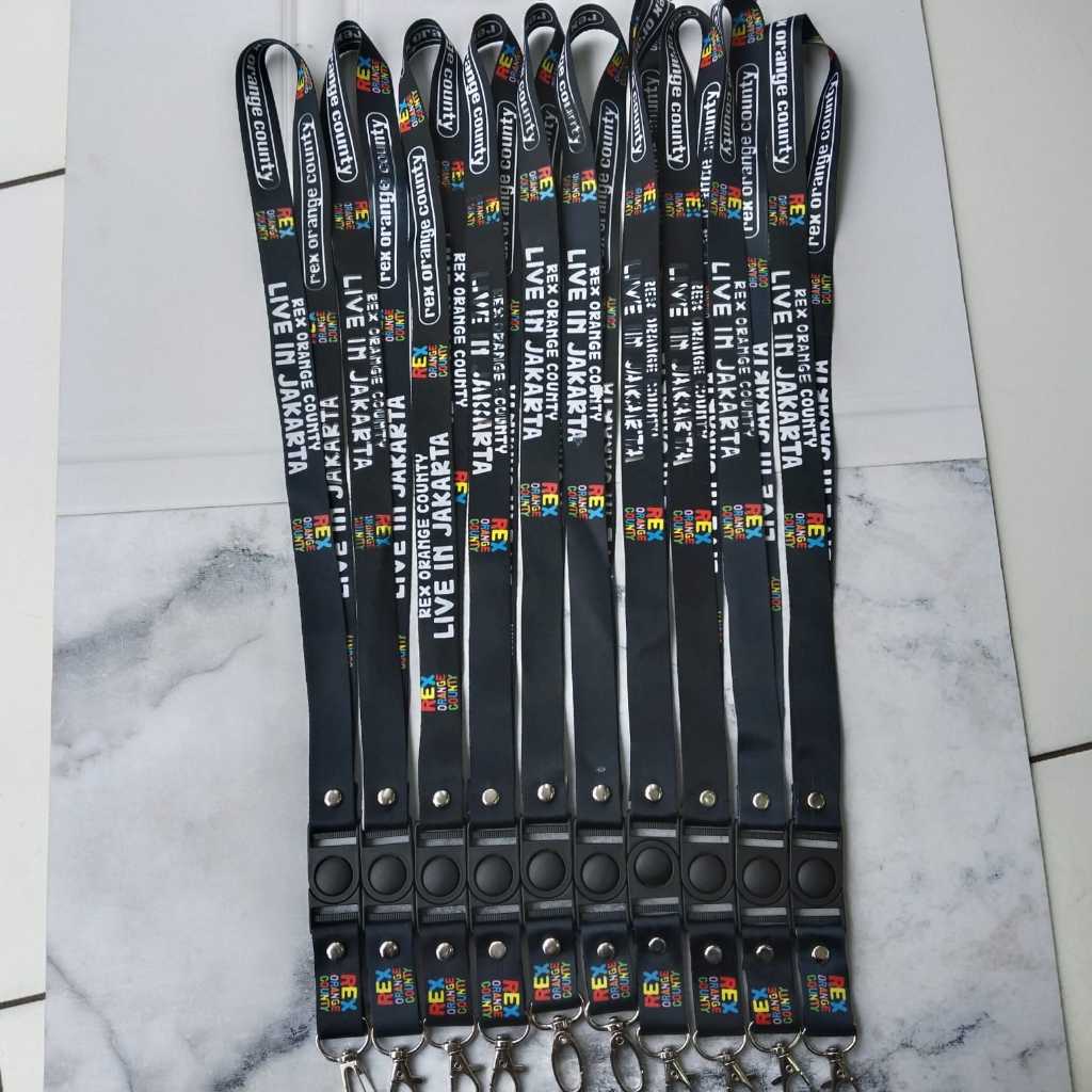 Jual Lanyard Printing Rex Orange County, A1, The Corrs, Dream teater ...