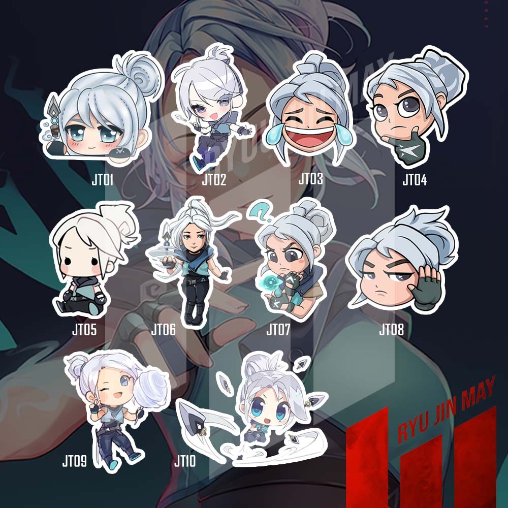 Jual Sticker Anime - Valorant - Jett | Shopee Indonesia