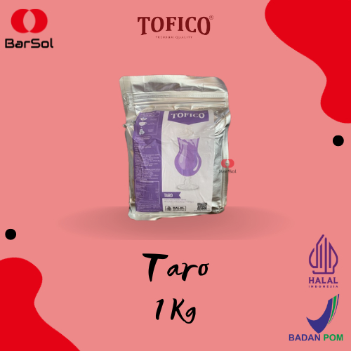 Jual Tofico Powder Taro 1 Kg - Barsol Indonesia | Shopee Indonesia