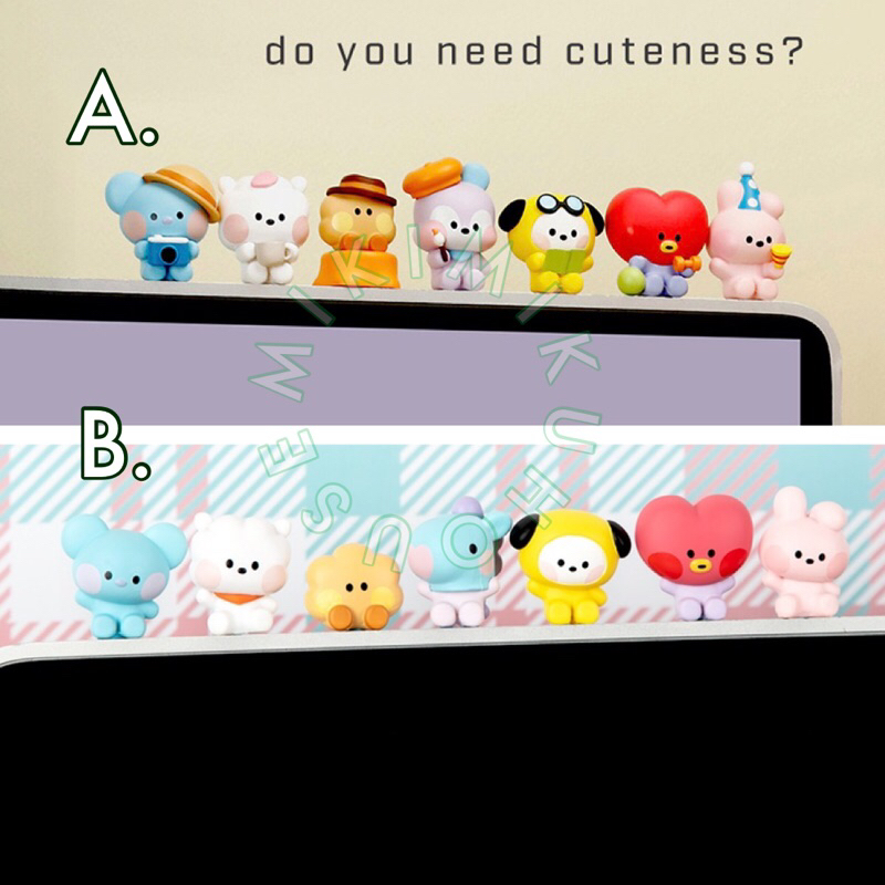 Jual MININI BT21 MONITOR FIGURE OFFICIAL BTS BABY PAJANGAN DOLL ROYCHE KOREA TINYTAN NEW MANG ...