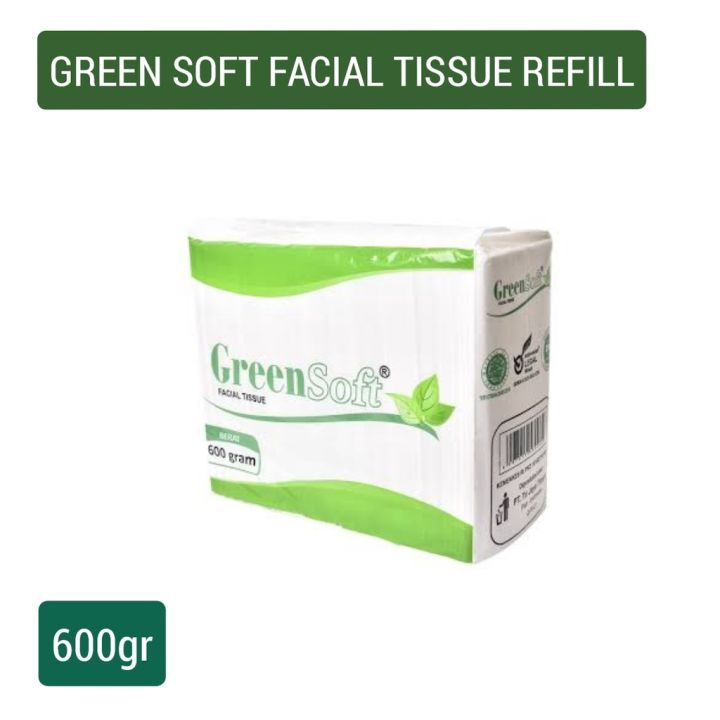 Jual TISSUE GREEN FACIAL REFILL 600 GR | Shopee Indonesia