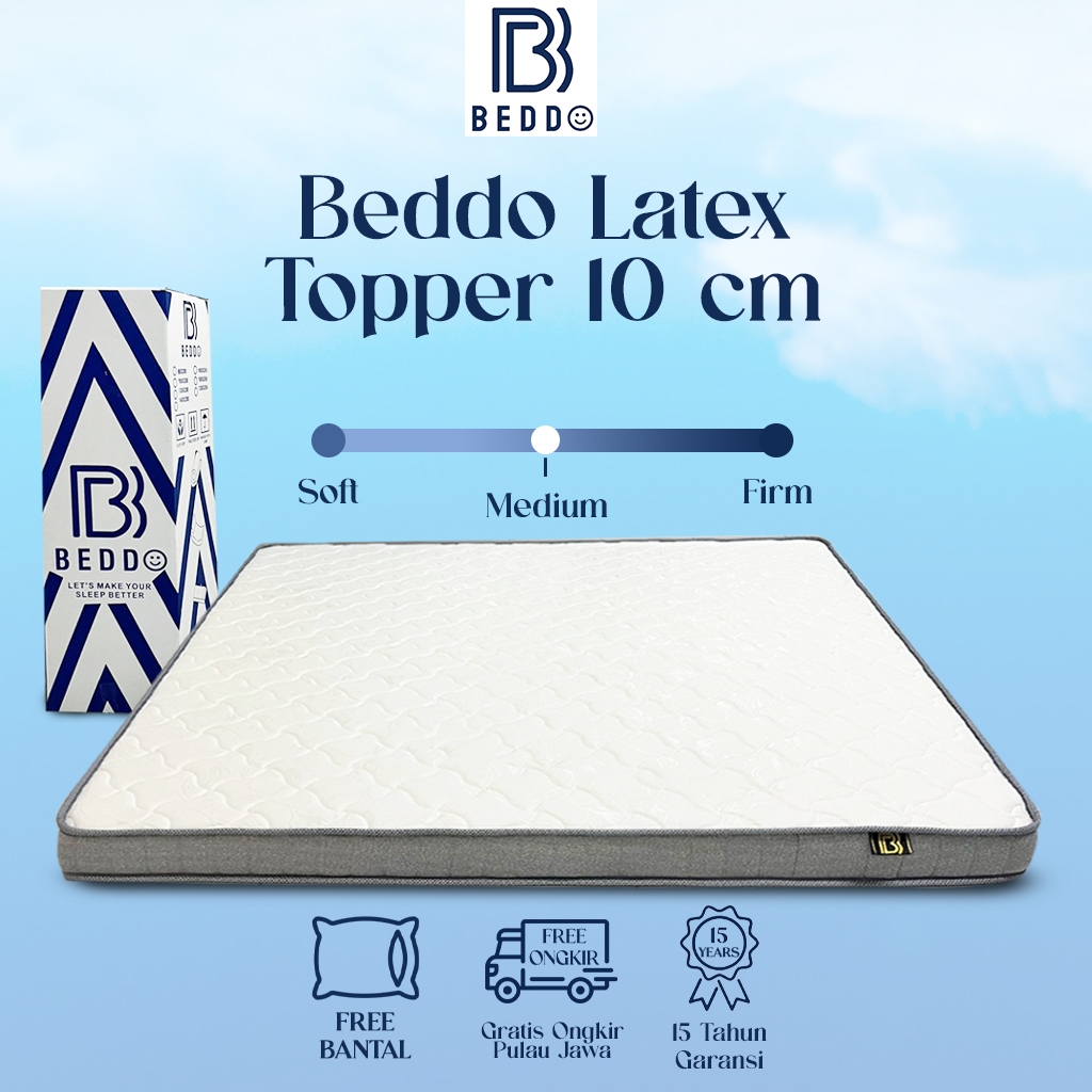 Jual Beddo Mattress Latex Topper 10cm | Shopee Indonesia