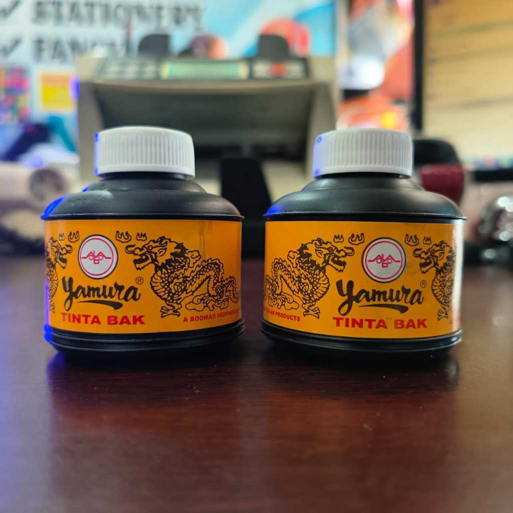 Jual Murah Tinta Kaligrafi Bak Cina Hitam Yamura Naga | Shopee Indonesia